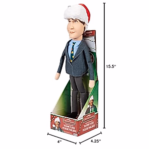 Jakks Holiday Clark Griswold Talking Plush with 16 Phrases, 12 Inches Tall, National Lampoon’s Christmas Vacation