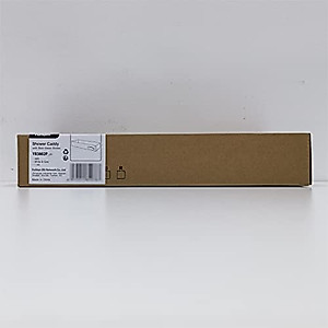 YOHOM White Adhesive Bathroom Caddy Organizer for Tile Wall Mounted Stick on Shower Caddy Floating Shelf Plastic Shampoo Holder with Hook