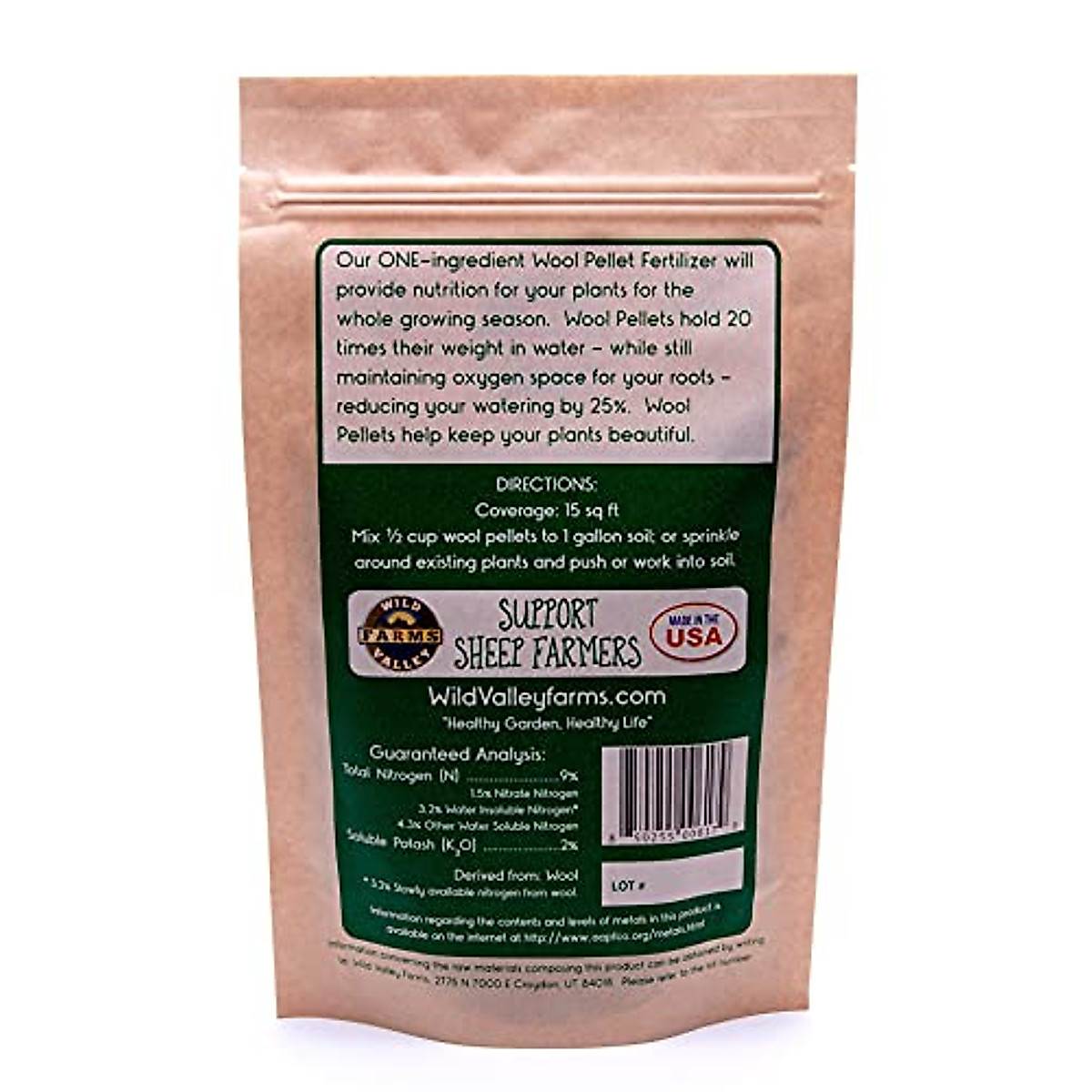 Wool Pellets Water Holding Organic Fertilizer