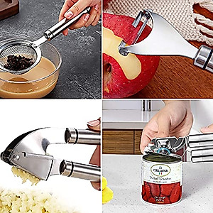 Kitchen Utensils Set- 35 PCs Cooking Utensils with Grater,Tongs, Spoon Spatula &Turner Made of Heat Resistant Food Grade Silicone and Wooden Handles Kitchen Gadgets Tools Set for Nonstick Cookware
