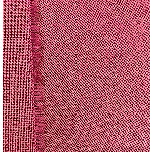 USA Fabric Store Jute Burlap Fabric Rose Pink 58" Wide 11 OZ Premium 100% Upholstery by The Yard
