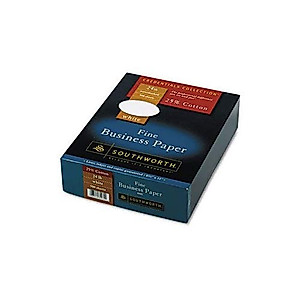 Southworth Fine Business Paper PAPER,25%COT,24#,LTR,WE LODNLWP (Pack of3)