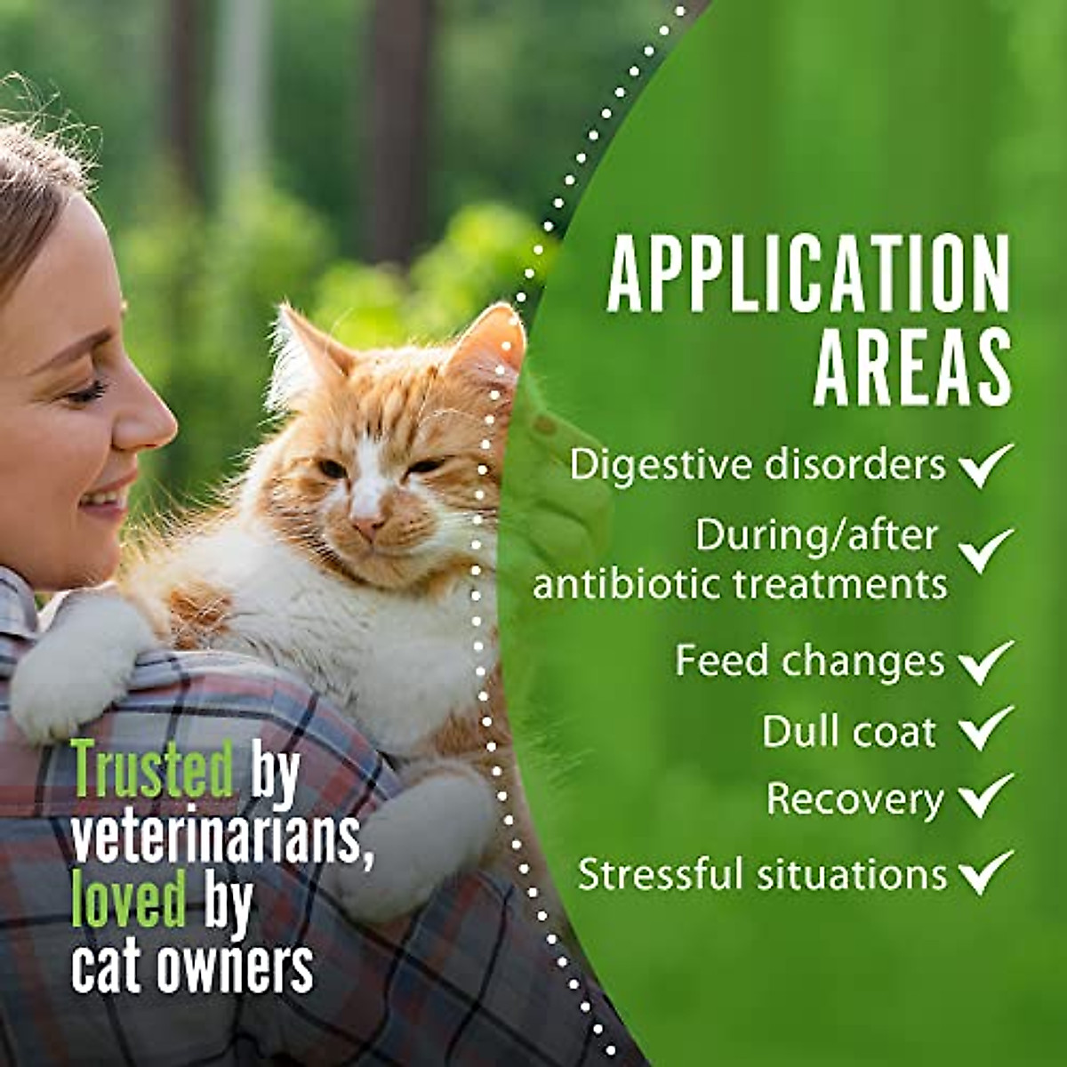 NutraVital - Biotic for Cats, Cat Probiotic and Prebiotic Supplement, Cat Essentials for Indoor Cats & Outdoor, Cat Supplements for Digestive & Immune System Support, Cat Probiotic Powder, 40 g