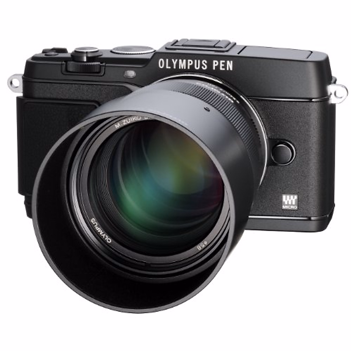 Olympus LH-61F Metal Lens Hood for M.ZUIKO Digital 75mm 1:1.8 Lens - Black