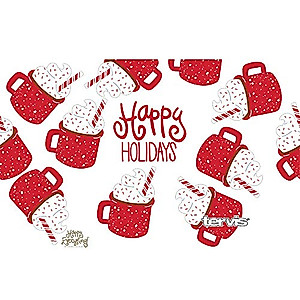 Tervis Triple Walled Happy Everything™ Insulated Tumbler Cup Keeps Drinks Cold & Hot, 20oz - Stainless Steel, Hot Cocoa