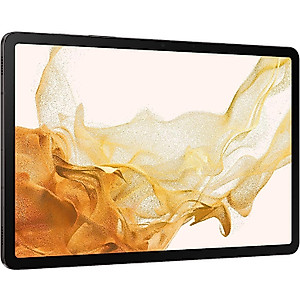 SAMSUNG Galaxy Tab S8+ Plus w/Low Latency S-Pen 256GB 12.4’’ 120Hz AMOLED, Snapdragon 8 (4nm), Android 12 Wi-Fi Tablet SM-X800 US Model (w/Fast 25W Charging Cube, Graphite)