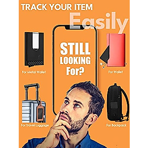 Slim Wallet Tracker Card Finder - MOSIYEEF Wallet Tracker Portable Wallet Finder with Bluetooth Technology Up to 250 Ft Range - Phone Finder iOS and Android Compatible - Camera Remote for Selfie Mode