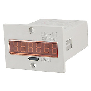 Qtqgoitem AN-11 JDM11-6H 0.36" LCD Display 0-999999 Electronic Accumulate Counter AC 220V (model: 146 f9f 98f 2a7 a25)