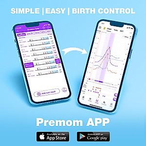 Ovulation & Pregnancy Test Strips Kit: Easy@Home 25 Ovulation Tests 10 Pregnancy Tests & 35 Large Urine Cups - Powered by Premom Ovulation APP | 25LH + 10HCG + 35 Urine Cups