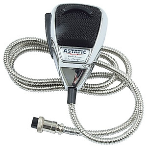 ASTATIC 302-10187 4-Pin Noise-Cancelling Microphone (Chrome)