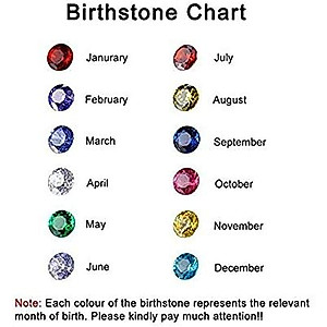 Elsie Lopez Personalized Angel Wing Infinity Heart Ring with Birthstone Sterling Silver 925 Wedding Band Ring Engagement Ring for Her (Silver)