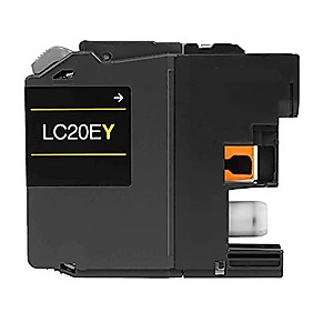 Cartlee Set of 5 Remanufactured Super High Yield Ink LC20E LC-20E Cartridges Replacement for MFC-J5920DW Multifunction Printer (2 Black, 1 Cyan, 1 Magenta, 1 Yellow) LC20EBK LC20EC LC20EM LC20EY XXL