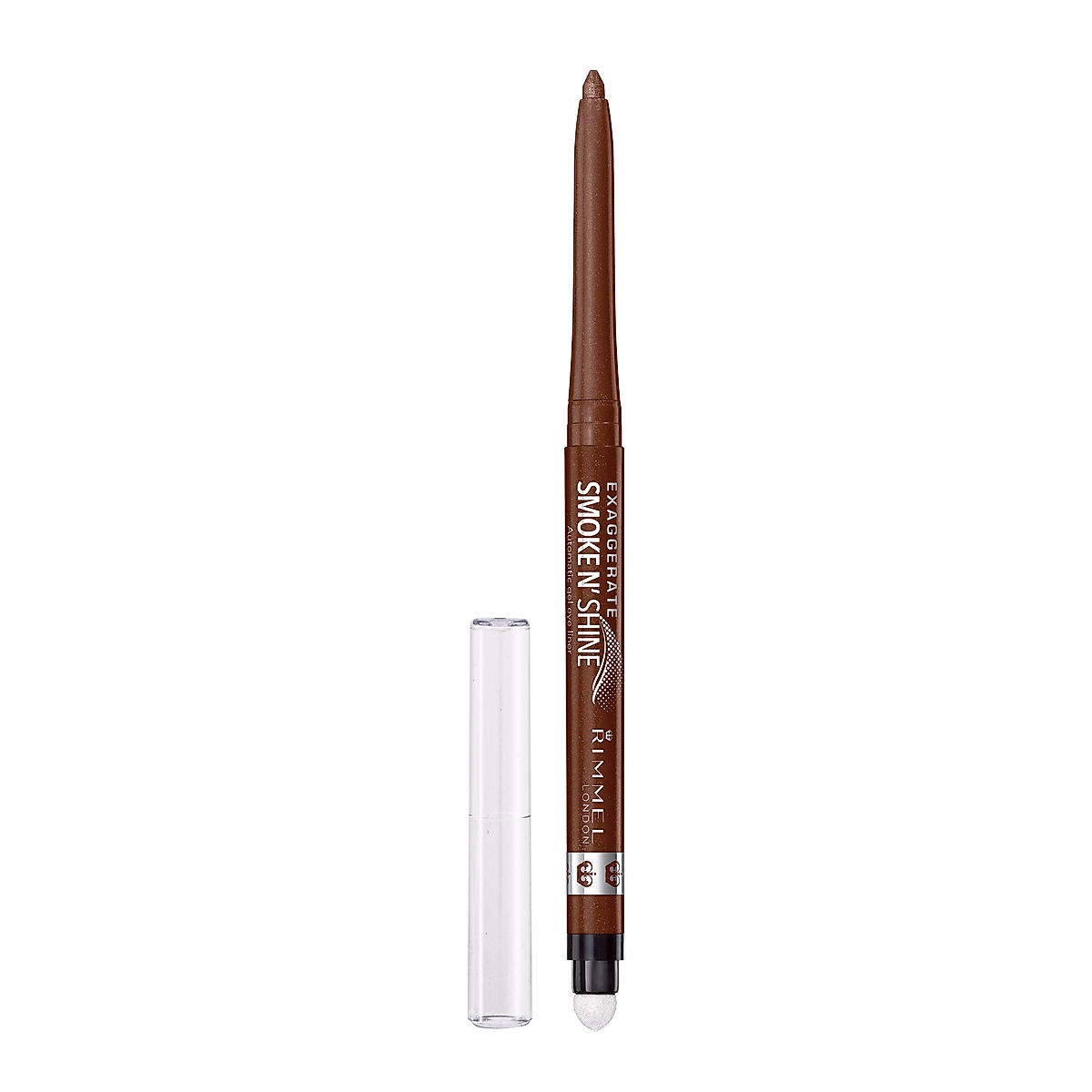 Rimmel London Exaggerate Smoke n' Shine Eye Definer Eyeliner, Long-Wearing, Gel Formula, Flake-Free, 002, Copper Bling, 0.01oz