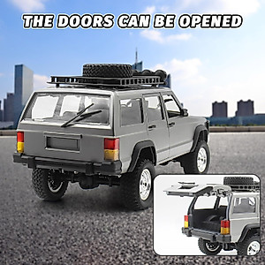 Leopmase RC Rock Crawler,1:12 Scale Remote Control Car, 4x4 Offroad Crawler Remote Control Truck for Adults, Waterproof Outdoor RC Hobby Grade Car, W/Light All Terrains Vehicle Kids Age 8-13 Gifts