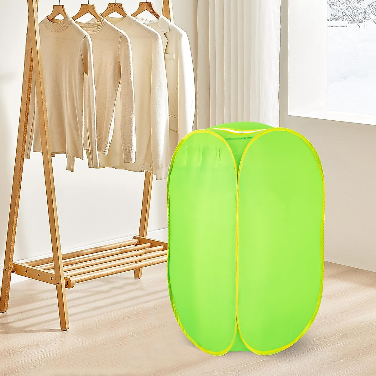 800W Electric Clothes Dryer Smart Drying Rack Hang Dryer Machine Warm Air Dryer Sterilization Dryer with Timing Dual Mode Drying