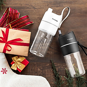 Portable Blender, Shakes and Smoothies Personal Blender, 16 Oz Portable Smoothie Blender, 5000mAh Fresh Juicer Portable Blender Rechargeable (Blue)