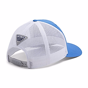 Columbia Unisex PFG Mesh Snap Back Ball Cap, Vivid Blue/Marlin, One Size