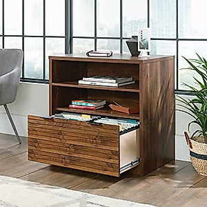 Sauder Harvey Park Lateral File, Grand Walnut Finish