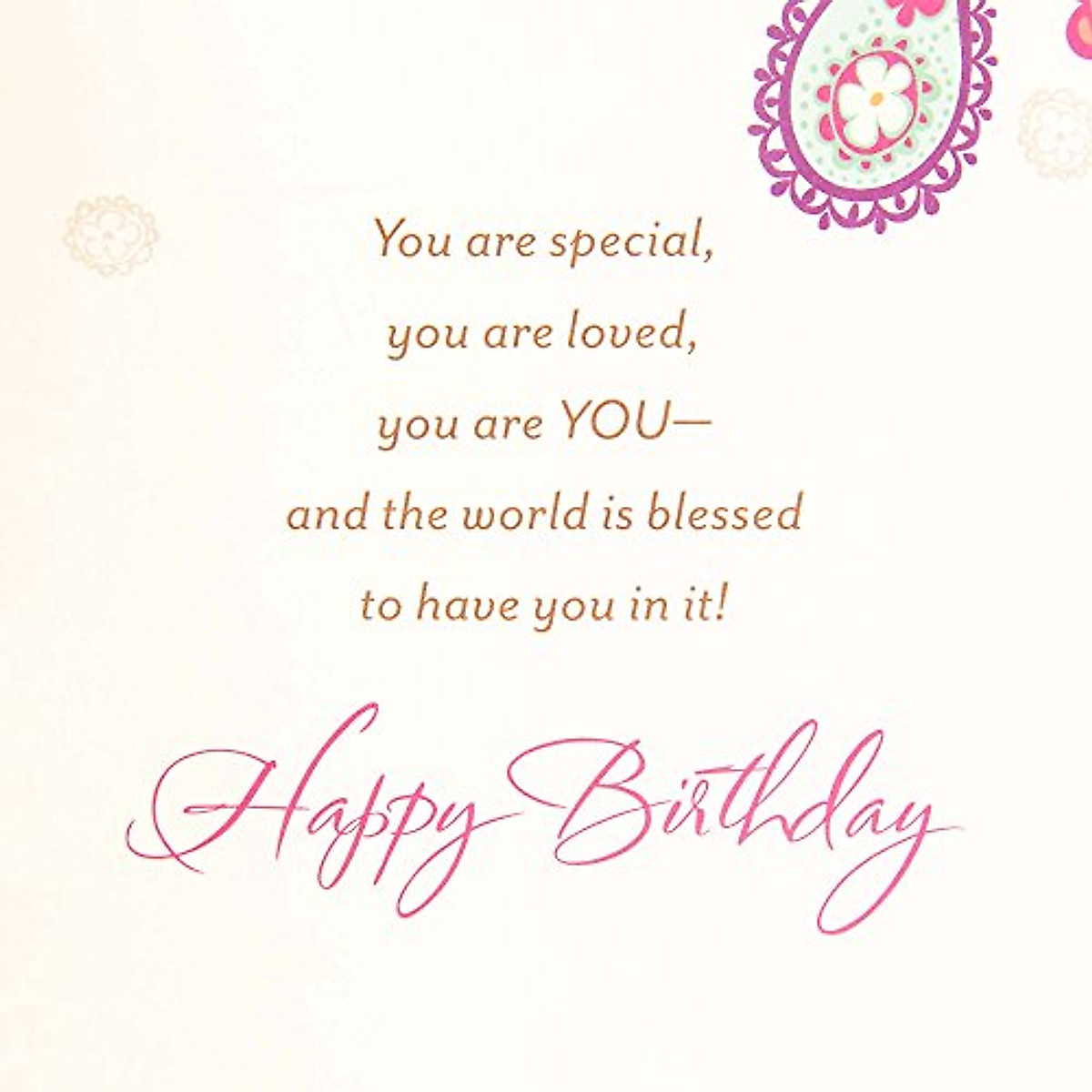 Hallmark Mahogany Religious Birthday Card for Her (Celebrating You)
