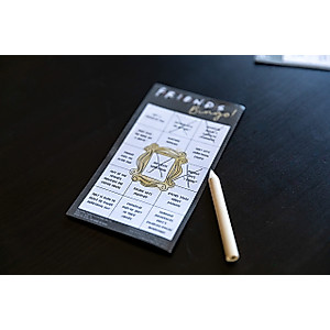 Paladone Friends TV Show Bingo Game - Play While Watching Your Favorite Show - Great Party Game, Red, PP8204FR