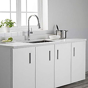 KRAUS Sellette Single Handle Spot Free Stainless Steel Pull-Down Kitchen Faucet with Deck Plate, KPF-1680SFS