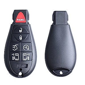 Keyless Remote Key Fob Replacement fits for 2008-2020 Dodge Grand Caravan, 2008-2016 Chrysler Town and Country (M3N5WY783X) 433MHZ,Pack of 2