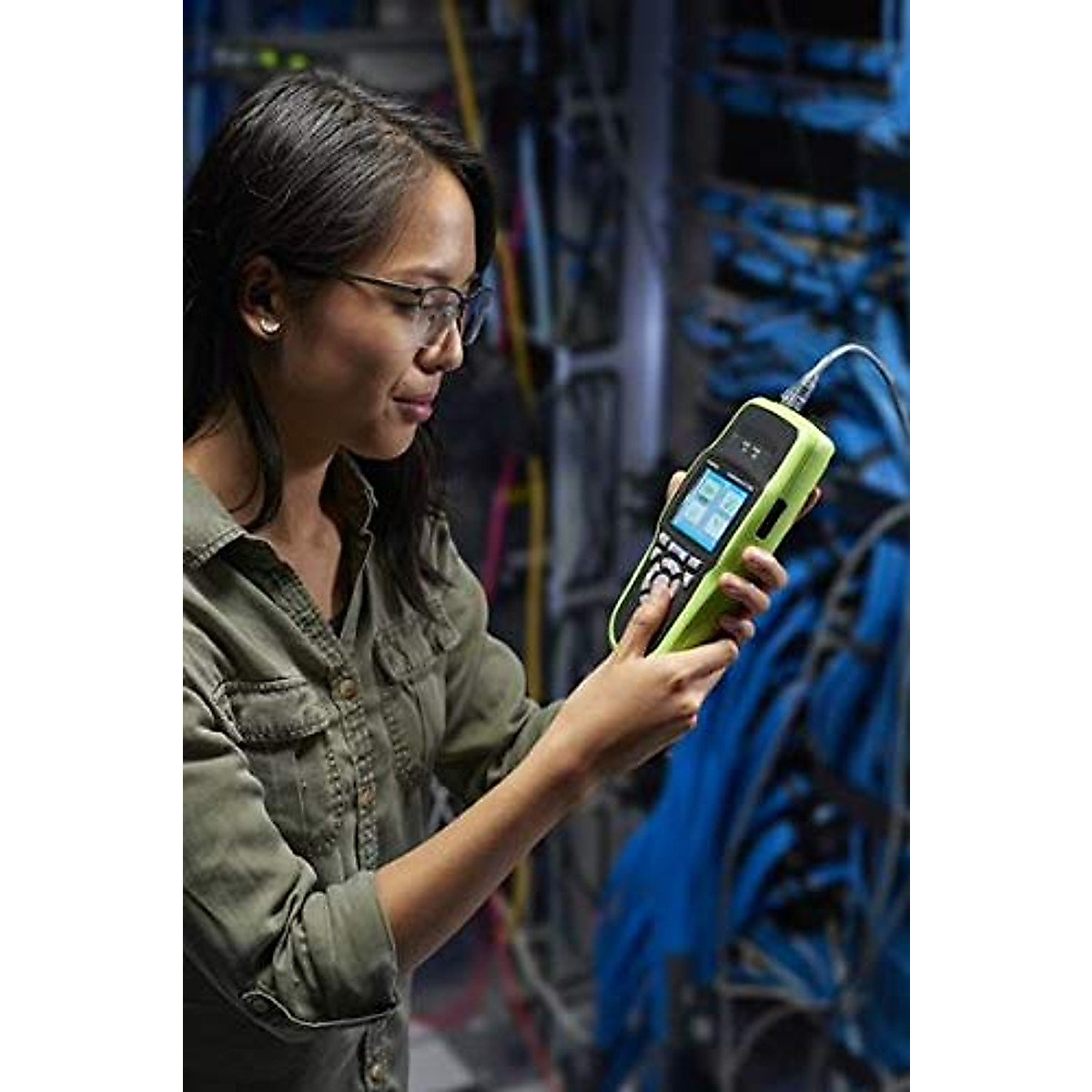 NetAlly LRAT-2000 LinkRunner AT Copper and Fiber Ethernet Network Tester, Green