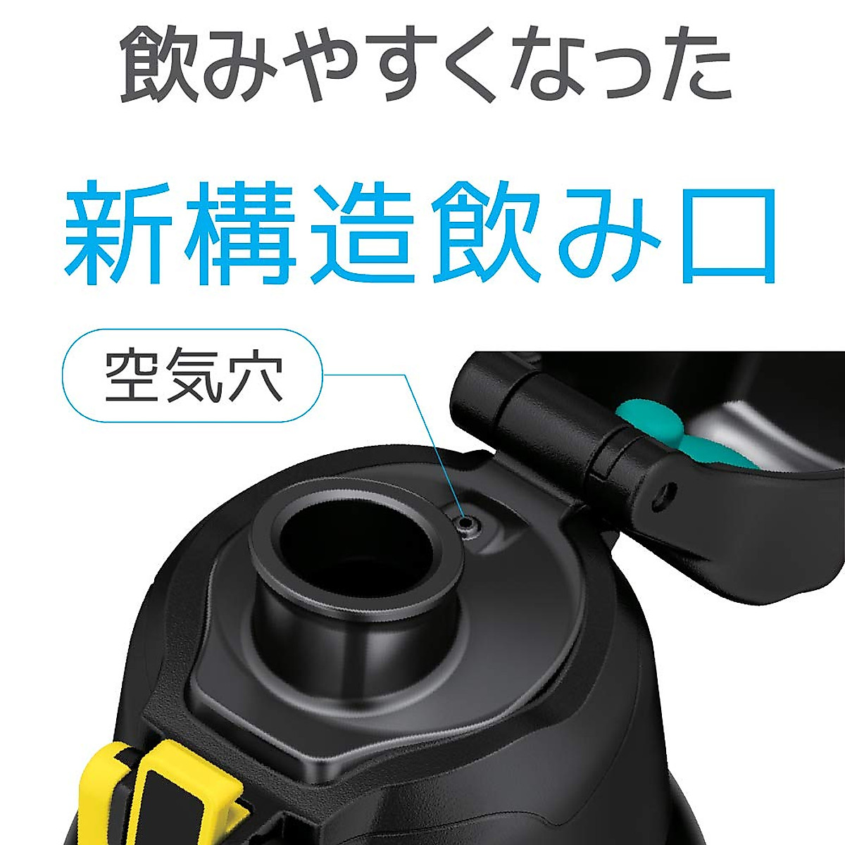 Thermos FHT-1500F BK-C Water Bottle, Vacuum Insulated Sports Bottle, Black Camouflage, 4.9 gal (1.5 L)