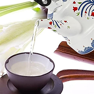 VEDEXA Espresso Kettle 1.7L Enamel Teapot, Induction Cooker, Kettle, Large Capacity Cold Water Kettle, Enamel Kettle, Coffee Pot (Color : A001)