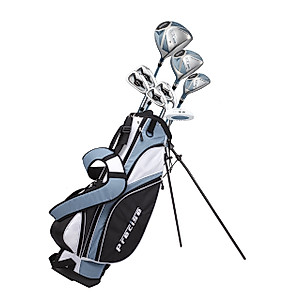 Precise NX460 Ladies Womens Complete Golf Clubs Set Includes Driver, Fairway, Hybrid, 4 Irons, Putter, Bag, 3 H/C's - 2 Sizes - Regular and Petite Size! (Right Hand Petite Size 5'3" and Below)