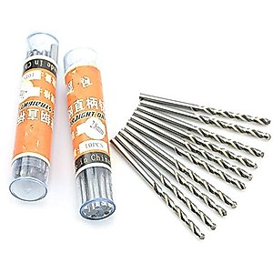 10Pcs 2.6mm Micro HSS Twist Drilling Bit Mini Electrical Drill Straight Shank Metal Drill