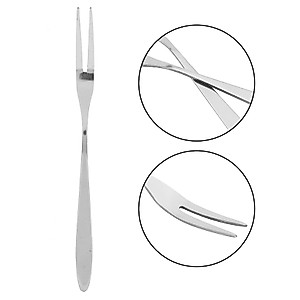 Stainless Steel Fruit Pickle Cocktail Cake Steak Fork Comfortable Long Handle for Fruit Cake Ice Cream Dessert Serving and Dinner Fork,20Pcs/set Appetizer Forks, 20Pcs/set Appetizer Forks, Stain