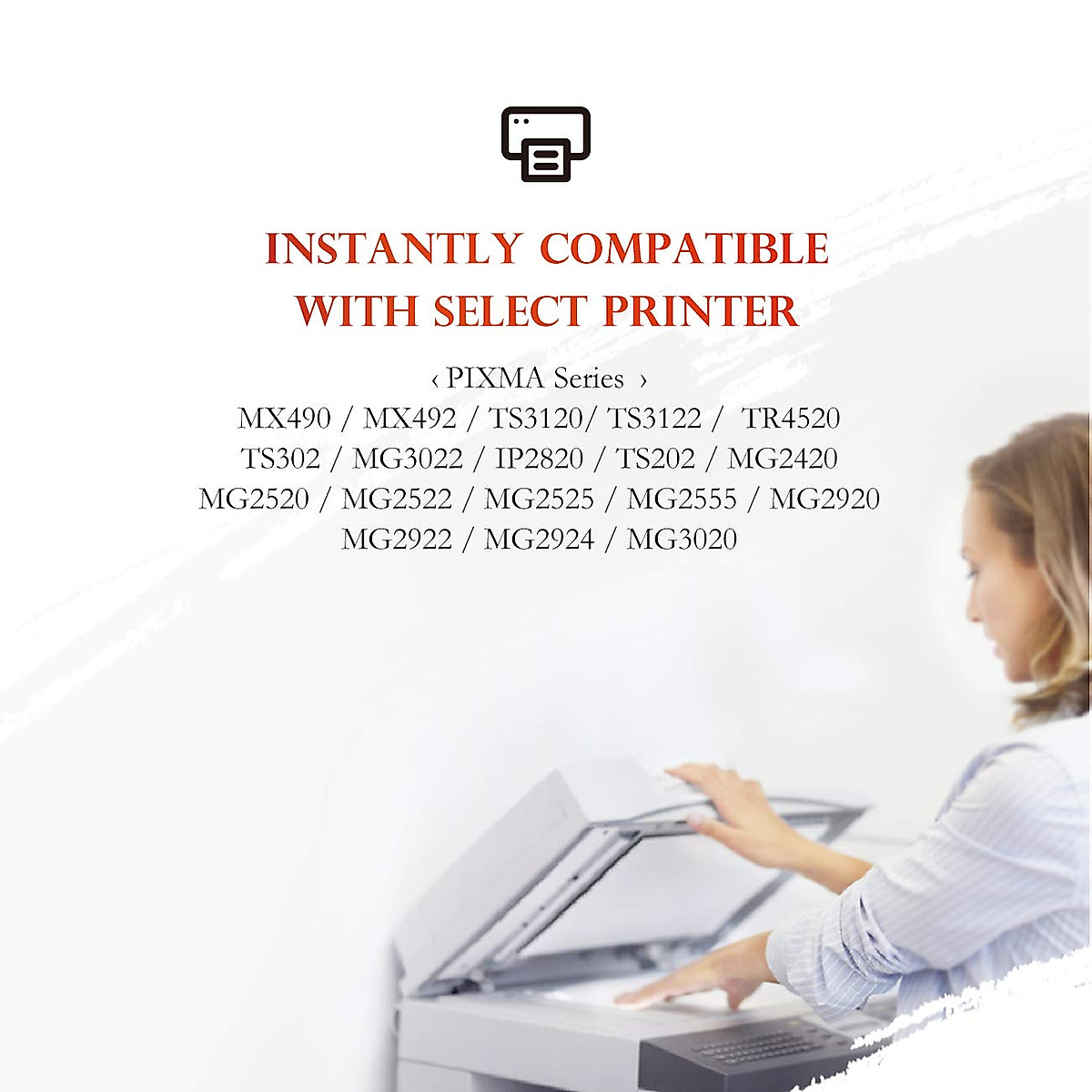 ejet PG-245/ CL-246 XL High Capacity Ink Replacement for Canon Ink Cartridges 245 and 246 245XL for Canon TS3322 TR4520 TS3122 TS3320 TR4522 MG2522 MX490 MX492 MG3022 Printer(1 Black, 1 Tri-Color)