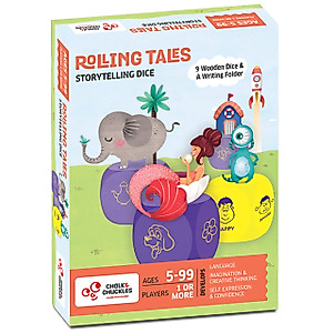 Grammar Wise Educational Board Game by Chalk and Chuckles - Smart Learning Card Game for Kids Ages 6 and up - Develops Oral Expression, Vocabulary, Grammar - Fun for 6, 7, 8, 9 Years