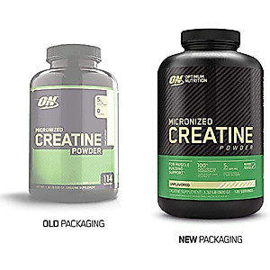 Optimum Nutrition Creatine Powder, Unflavored, 600 Gram