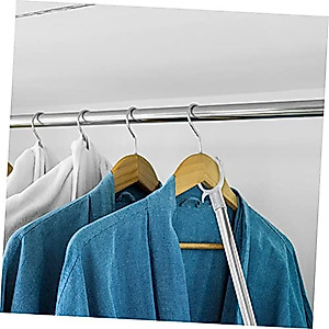 Cabilock 3pcs Clothing Shelf Cm Rod Utility Steel Outdoor Reacher Curtain Reach Retractable Hanger Pole Clo Stainless Adjustable Clothes Telescopic Wardrobe Poles Reaching with Long