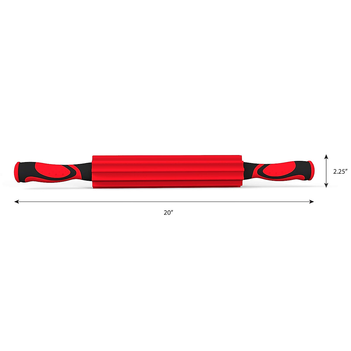 M-ROLL 20” Stick Massage Roller - Use to Massage Muscle Aches and Pain, Trigger Point Knots and Help Reduce Stress, Easily Roll Away Pain