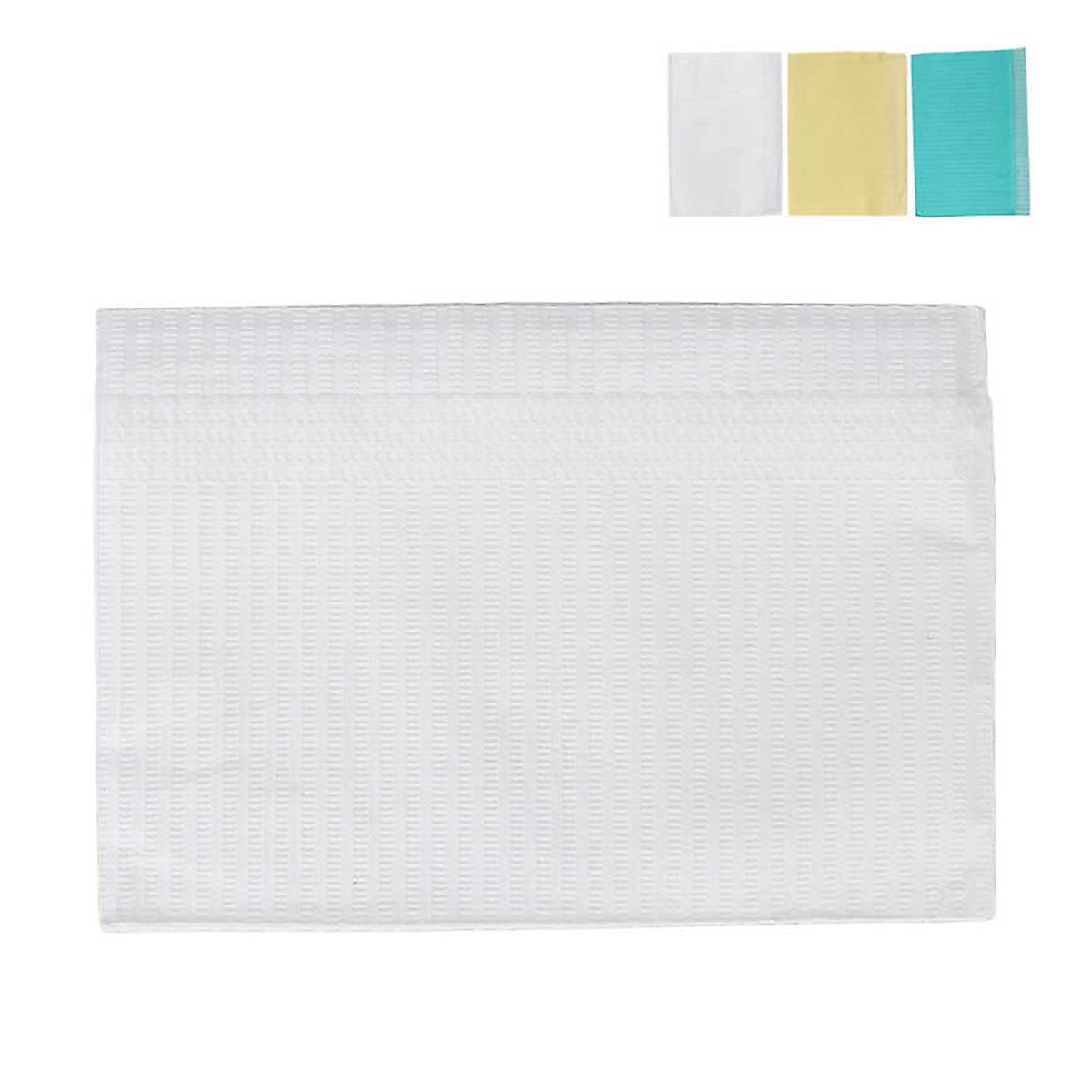 125 Pcs/Set Disposable Tattoo Cleaning Wipes Waterproof Medical Nail Polish Tablecloth Dental Piercing Bibs Waterproof Sheet (Color : Yellow)