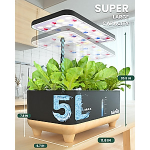 RAINPOINT Indoor Hydroponics Growing System,13 Pods Hydroponic Garden Planter, Vegetable Growing System Kit, Kitchen Christmas Gifts for Women, Hydro Garden Herb Grower
