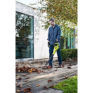Ryobi OBL1820S ONE+ Cordless Blower, Air Speed (Zero Tool), 241 km/h, 18 V, Hyper Green and Grey