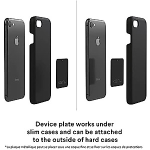 Kenu Airframe Magnetic Phone Car Mount for Air Vent - Portable Mobile Holder - 360 Degree Rotation - 6 Powerful Magnets with 1 Reusable Steel Plate - Use with Latest iPhones, Samsungs, and Androids