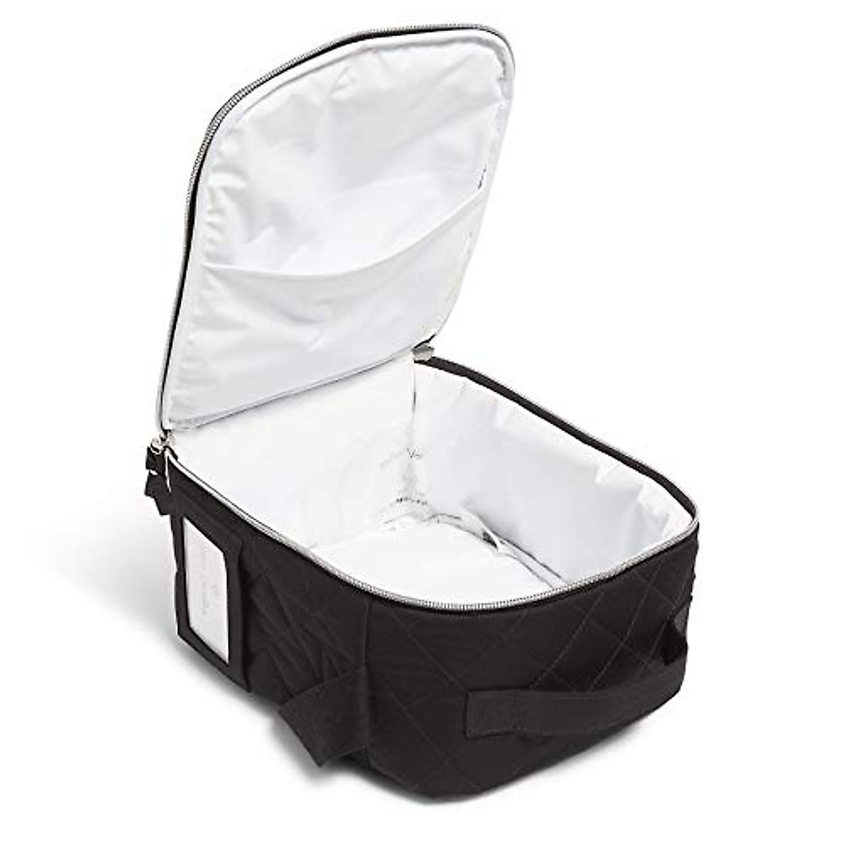 Vera Bradley Women's Women's Performance Twill Deluxe Lunch Bunch Lunch Bag, Black, One Size