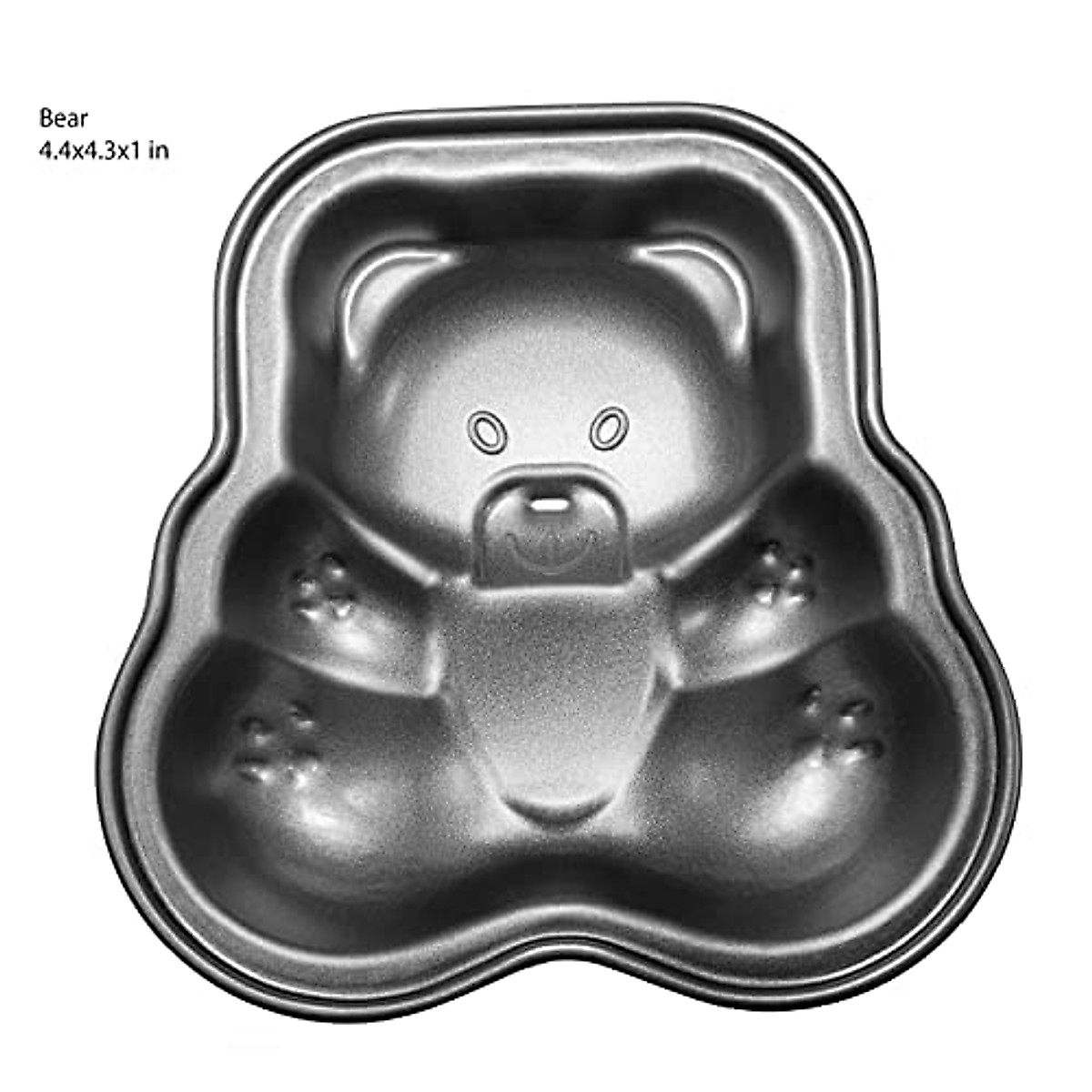 cocojeia - Mini Cake Pans - Set of 4 Designs - 4 Inch Cake Pan - Mini Cake Pans For Baking - Mini Cake Mold - Shaped Baking Molds - Small Baking Pans - Individual Shaped Cake Pans-Grp1–Animals