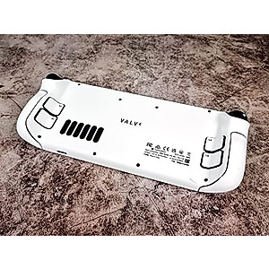 Steam Deck Skin, White Edition, Full Wrapping Vinyl Skin for Steam Deck (Designed by POP SKIN)