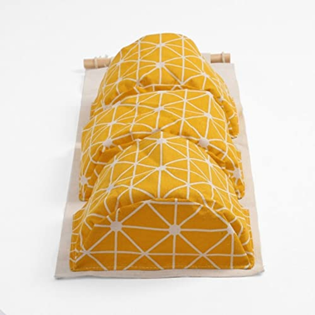 Muellery Hanging Storages on Wall Mounted Organizer Over the Door Pockets Storages Yellow TPAF117674