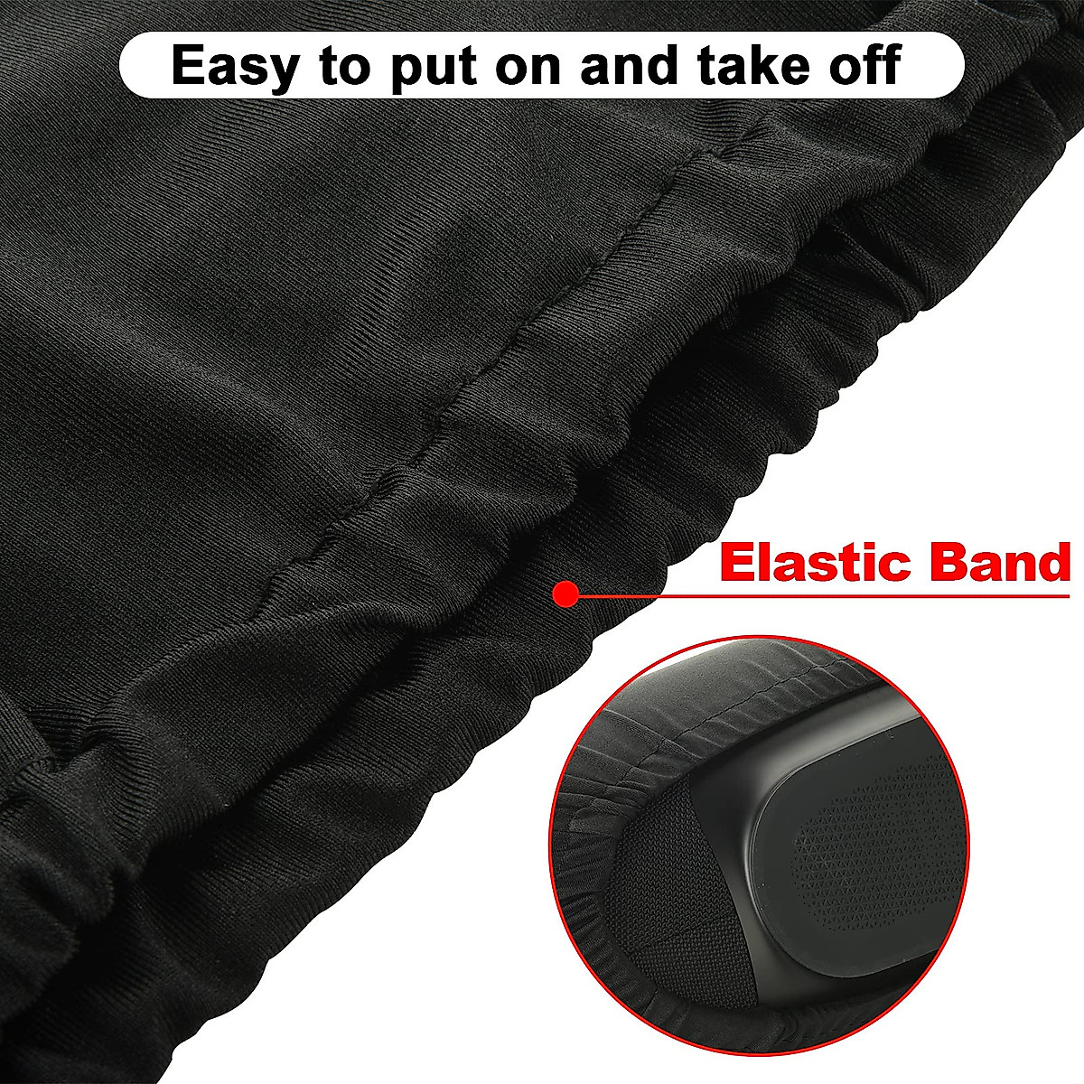 Laptop Dust Case Cover for 13-15.6 inches Laptop, TXesign Lycra Laptop Dust Case Laptop Cover Elastic Band Compatible with MacBook Dell HP Lenovo Samsung Acer ASUS Microsoft Laptop, Black