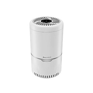Absolute Living Air Purifier With HEPA Filter - (CARB) Approved, HEPA-13 Filter Traps 99.97% - Small Air Purifier for Bedroom Up To 215 sq. ft. - 3 Stage True HEPA Air Purifier With UV Light