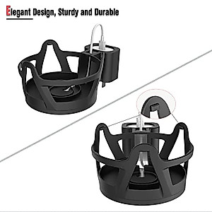 HeyMoonTong Outlet Wall Mount Holder Stand Fits for Apple HomePod Mini, A Space-Saving Accessory for HomePod Mini Smart Home Speakers with Cord Management, Hide Messy Wires (Black)