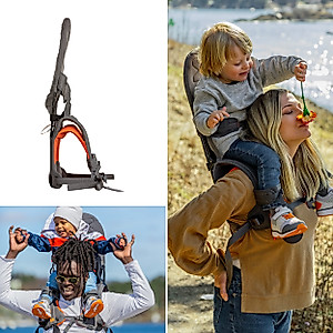 MiniMeis G4, Grey - Lightweight Child Shoulder Carrier - For Kids 6 Months to 4 Years Old