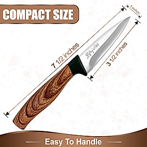 Lefty’s Left Handed Paring Knife - Stainless Steel Durable Blade - Extra Sharp - Great for Cutting, General Purpose, Kitchen items - Gifts for Left-Handed People, Lefty, Adults, Chef Man and Women